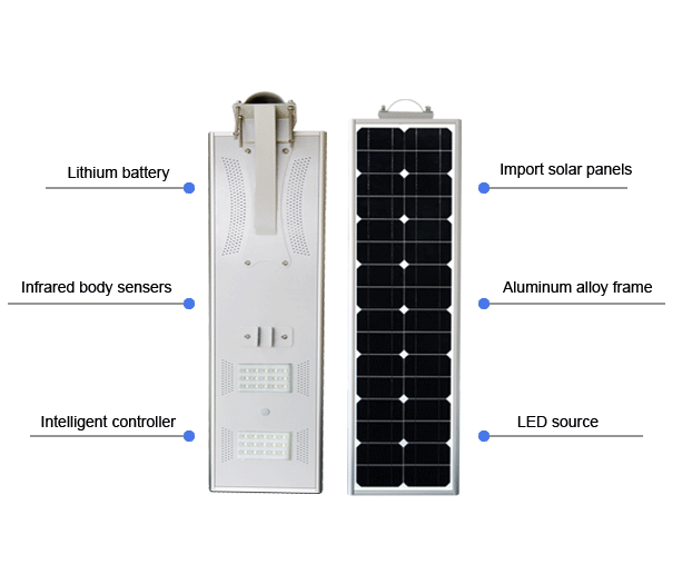 30W All In One Solar LED Street Light Manufacturers