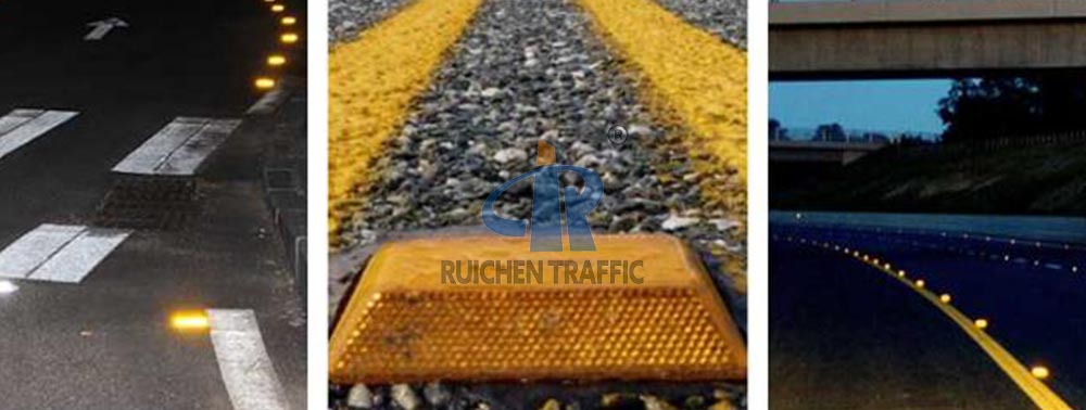 The application and value of Reflective Road Studs on mountain roads