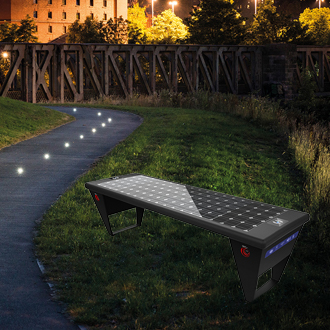 Solar Smart Bench